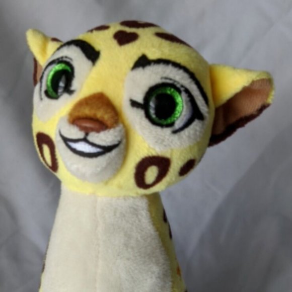 Toys | Ty Disney Lion King Fuli Cheetah Plush Yellow With Green Sparkly ...